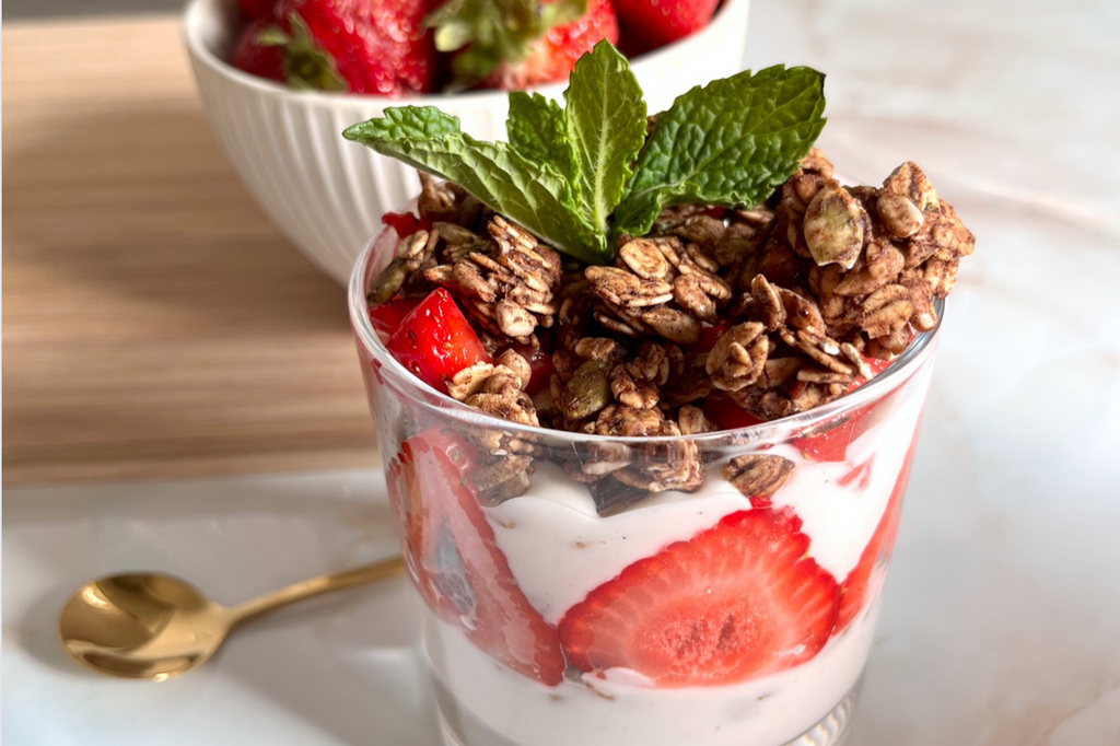 Strawberry Yogurt Parfait – Rawcology Inc